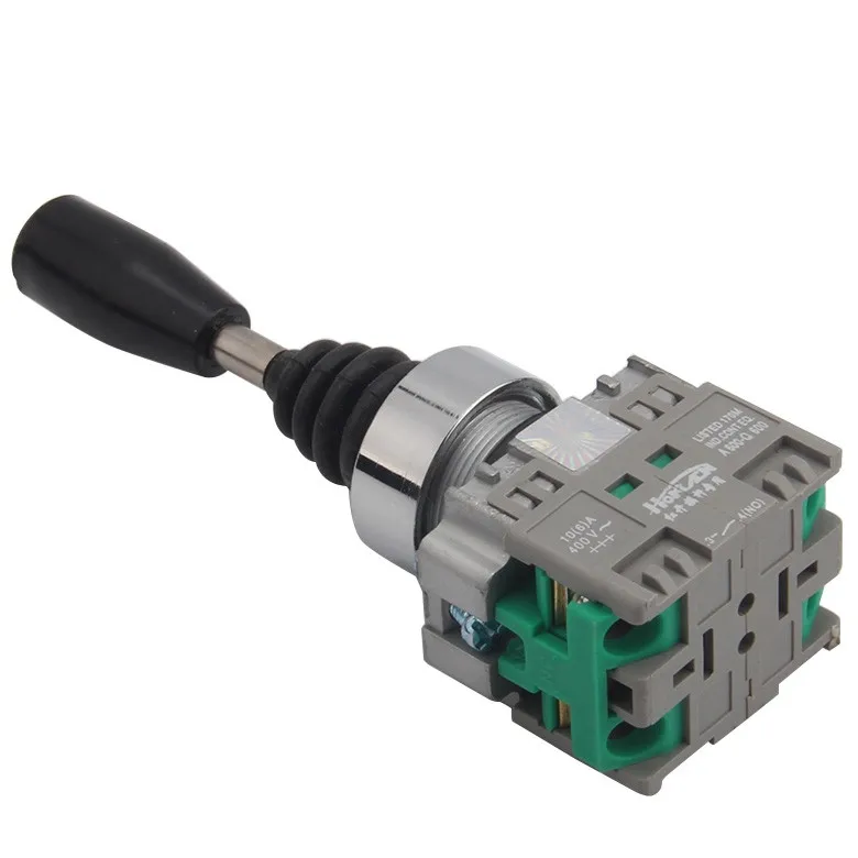 22mm joystick switch momentary maintained 2 position 2NO self locking ...