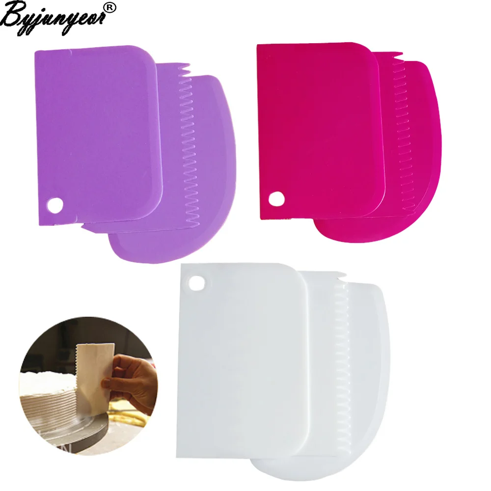 Set-of-3-Plastic-Cake-Scraper-Smoother-Decorating-Comb-Dough-Scrapers ...