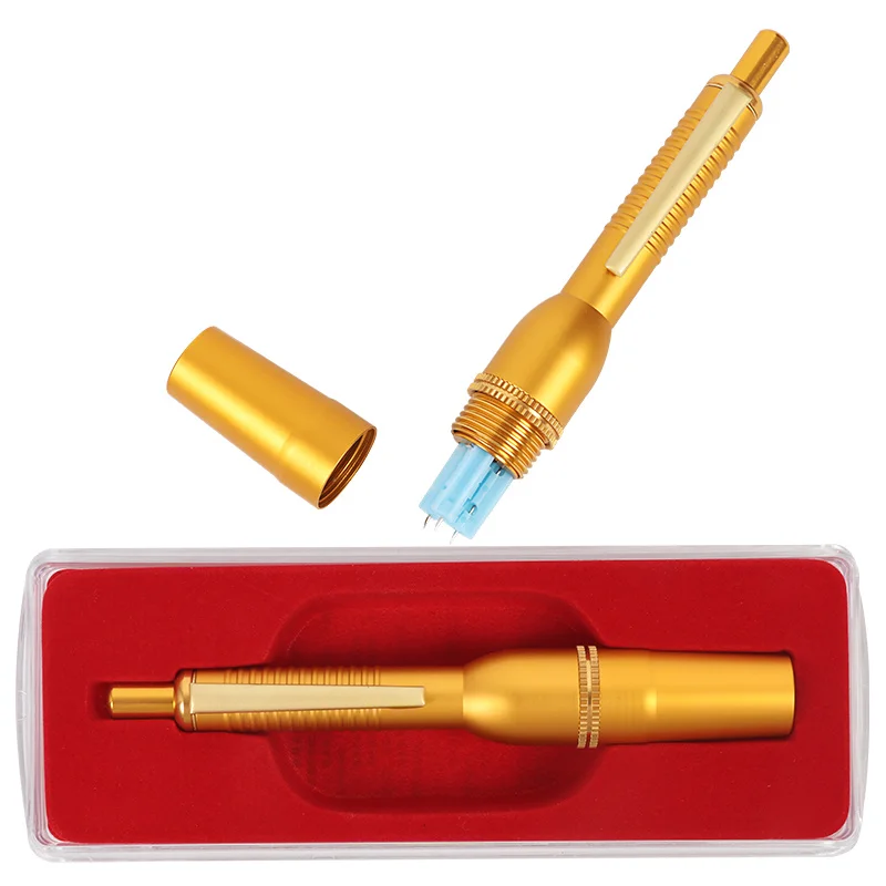 Stainless Steel 3 heads blood Lancet Pen free shipping-in Massage ...