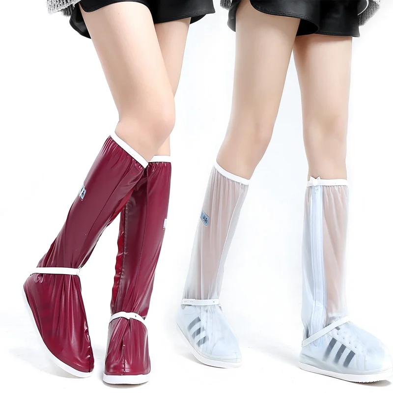 High Tube Rain Proof Shoe Sleeve Waterproof Rainy Day Thickened Anti ...
