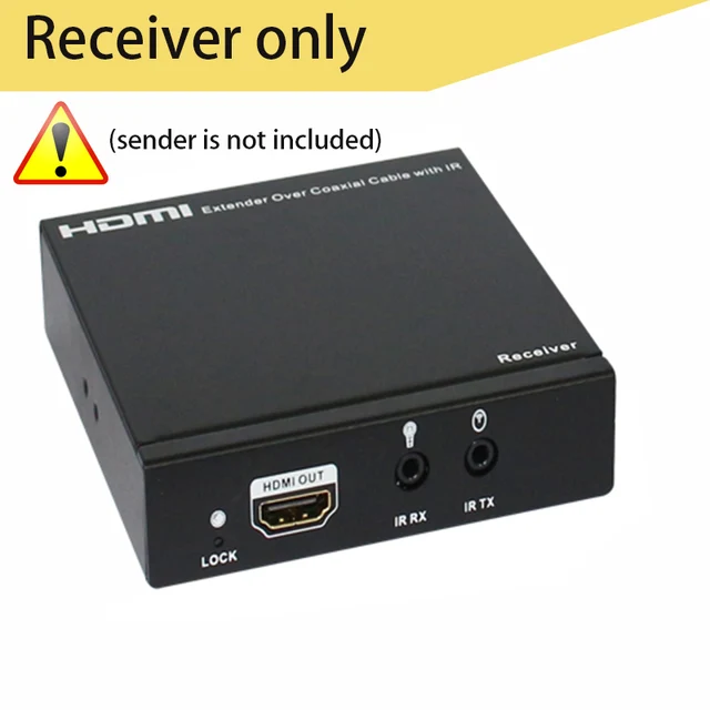 HDMI coax sender splitter HDMI extender by Coaxial cable up to 100m ...