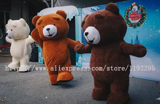 Надувной плюшевый медведь, маскарадный костюм, настраиваемый взрослый ...