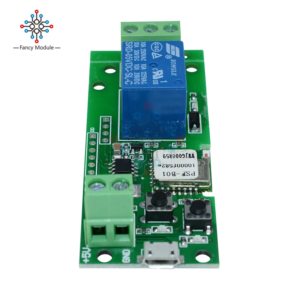 Dc 5V 433Mhz Sonoff Wifi Vezeték Nélküli Intelligens Kapcsoló Relé ...