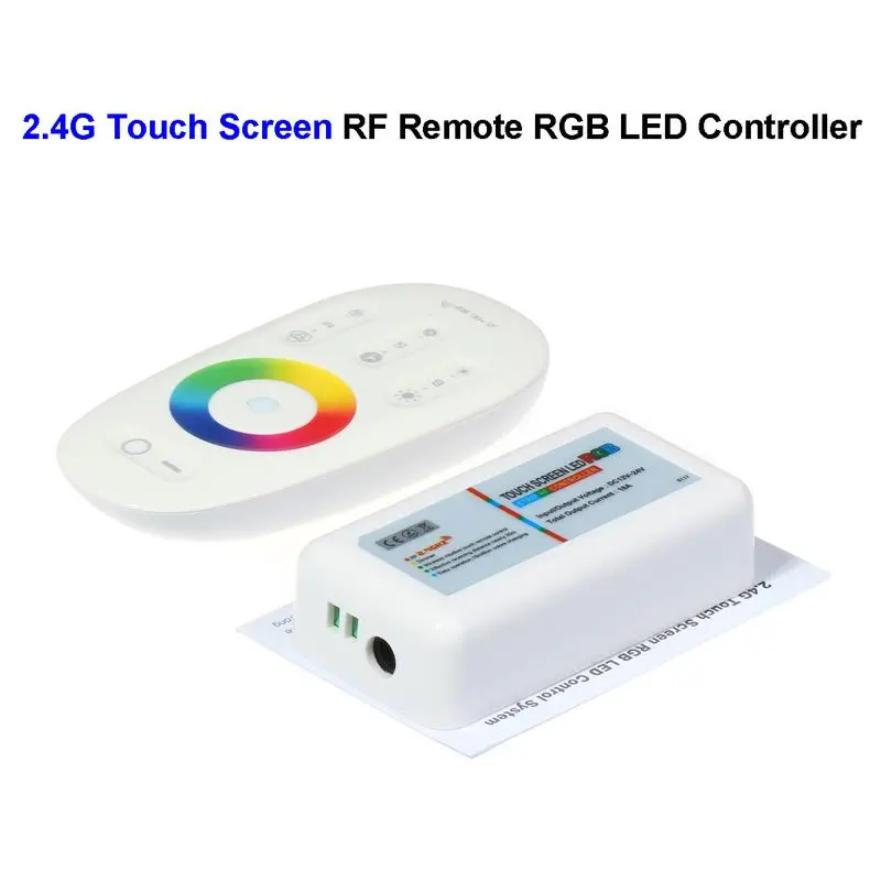 15pcs12V 18A Touch Screen RGB LED Controller 2.4G RF Wireless Remote ...