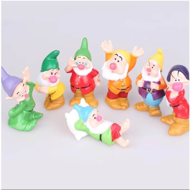 Disney Cartoon Movie Newest 7 Pcs/Set The Seven Dwarfs Action Figure ...