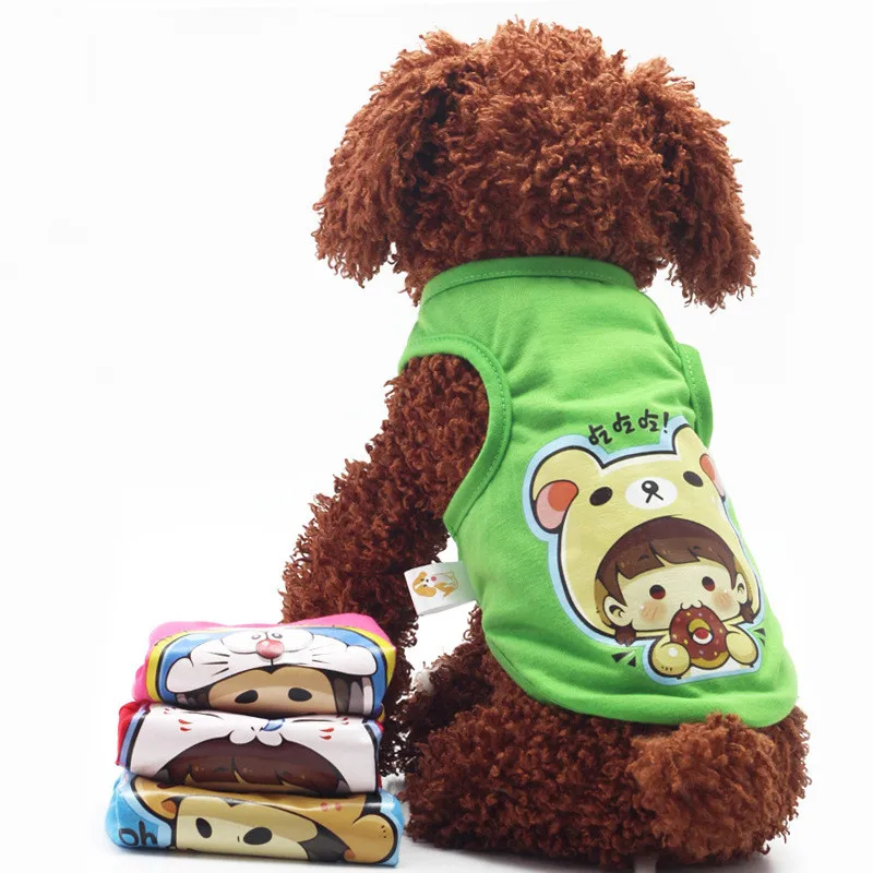 Nette Cartoon Cosplay Logo Druck Hund Weste Harness Mode Beliebte Anime ...