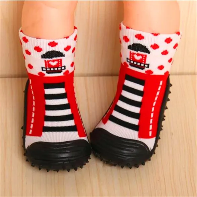 Toddler Baby's Socks With Rubber Soles