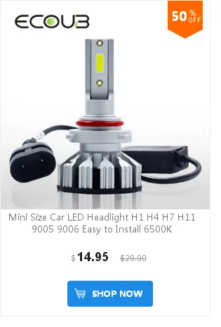 High Brightness LED Car Headlight H7 H14 LED H3 9005 HB4 9006 H1 H3 H11 ...