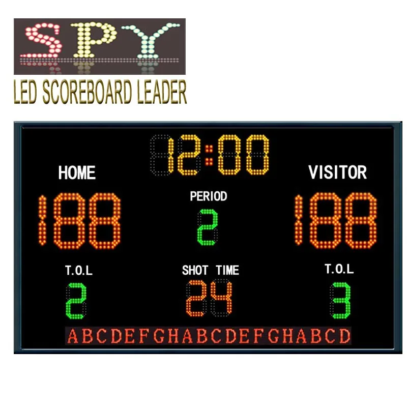 Electronic Basketball Scoreboard Led Display , Electronic Scoreboard ...