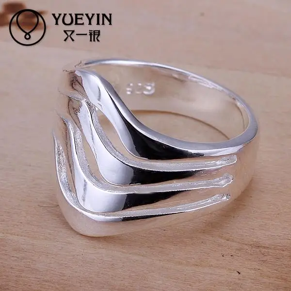 Silver Plated Wedding Rings Silver Plated New Design Finger Ring For ...