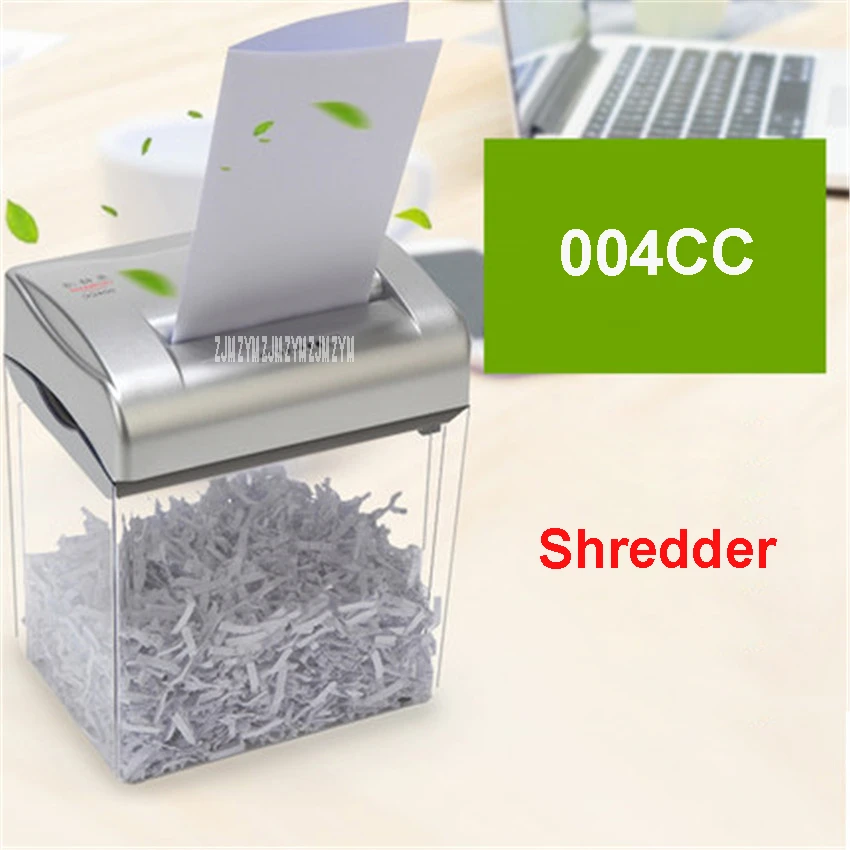 004cc Mini Electric Paper Shredder 4.5l Paper Broken Family Machine ...