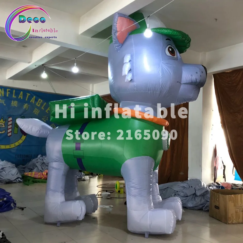4m Customized Giant Advertising Inflatable Dog Cartoon Character Animal ...