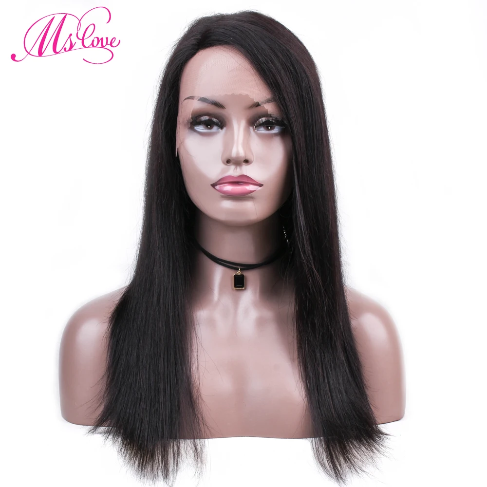 Pelucas de cabello humano de MS amor con encaje de despedida pelucas de ...