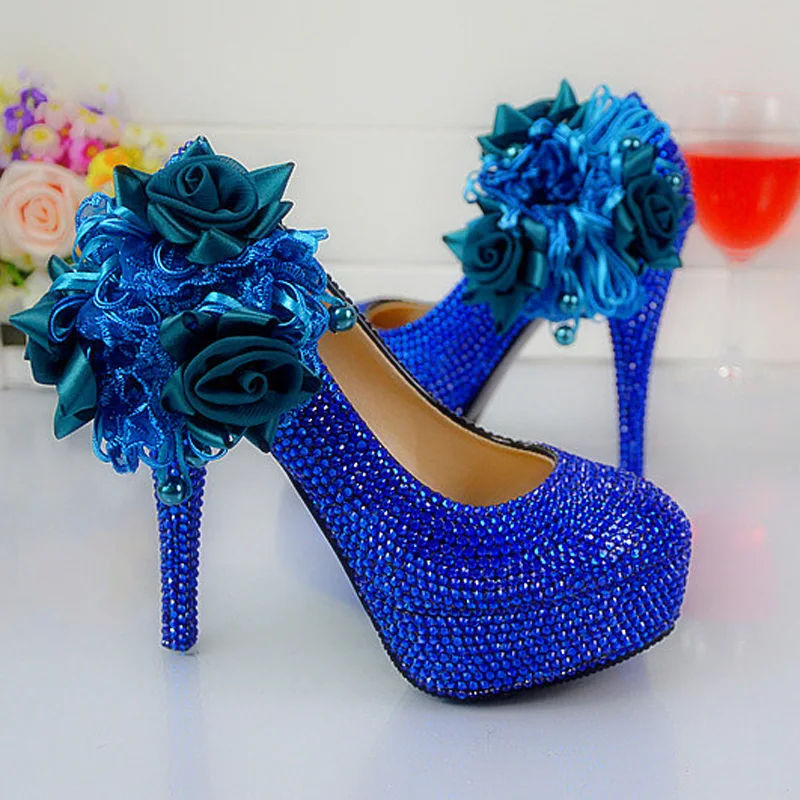 Prom High Heels Blue