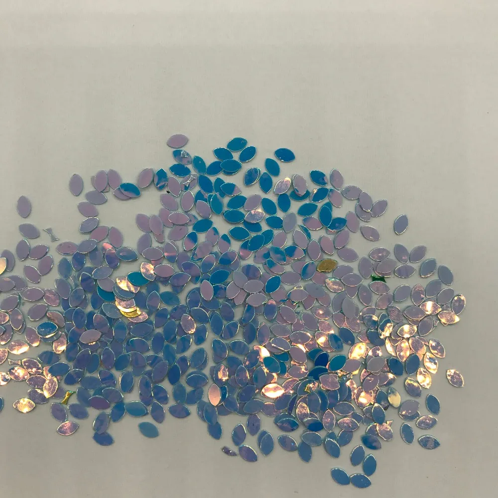 5mm 3D leaf nail confetti sequin paillette for nail art Birtyday party ...