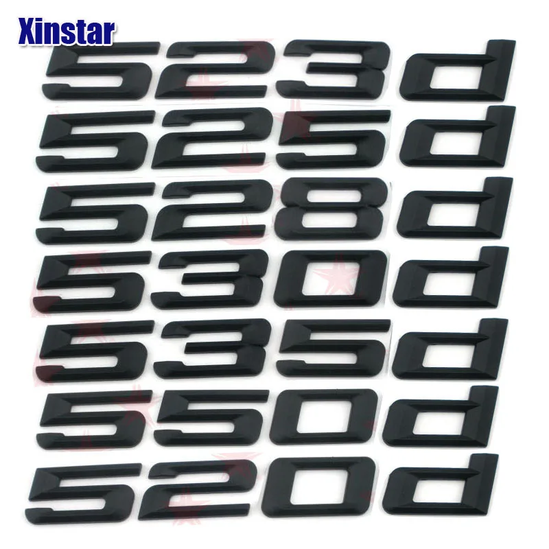New M Car Badge 520d 523d 525d 528d 530d 535d 550d Car Rear Emblem ...