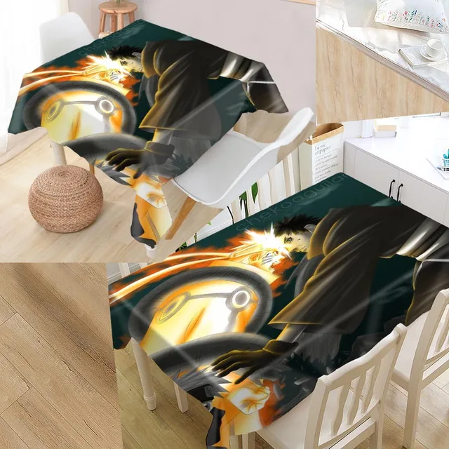 Best Custom Naruto Anime Table Cloth Rectangular Oxford Print ...