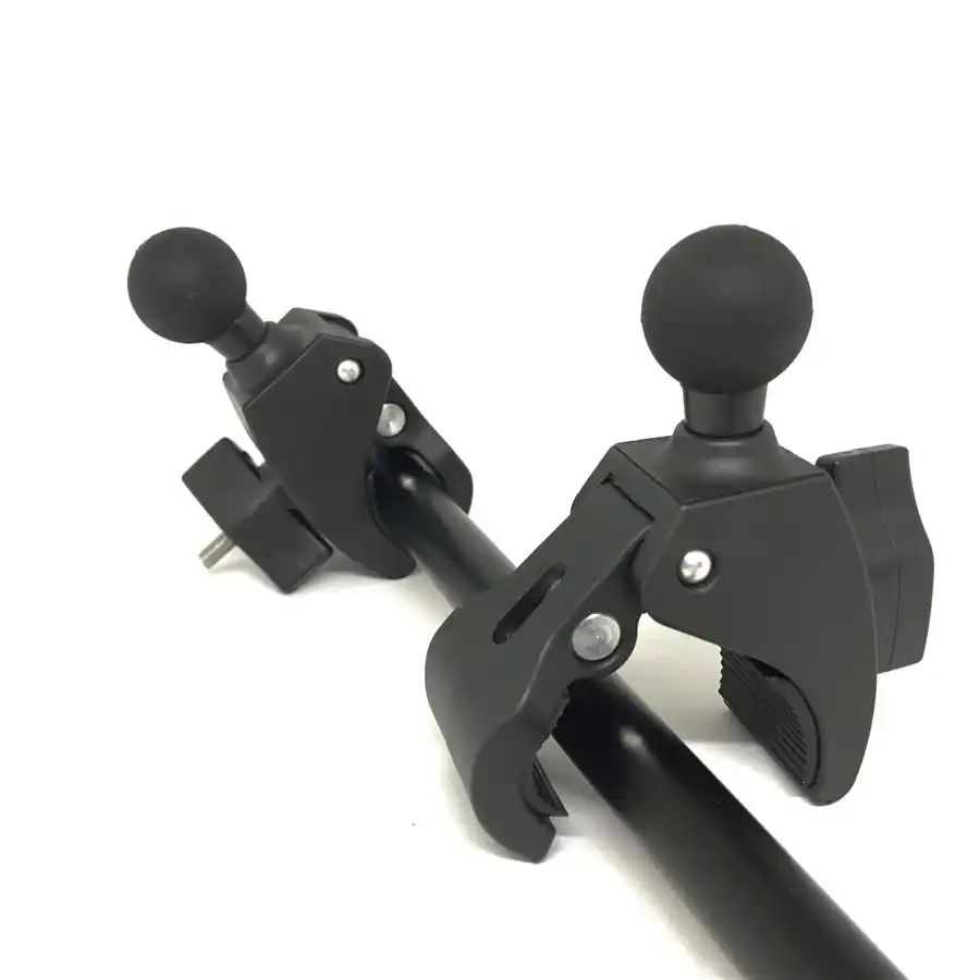 Jadkinsta Claw Clamp Motorcycle Handlebar Bike Rail Mount Base with 1 ...