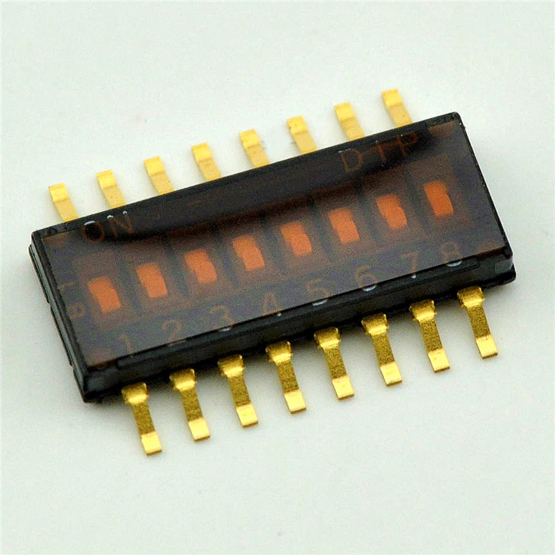Patch Toggle Switch 8 bit 1.27mm DIP Switch Code Switch Import Gold ...