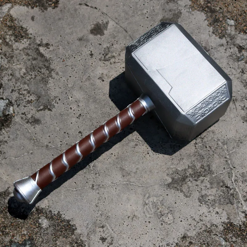 1:1 Type 2019 The Avengers Endgame Thor Hammer Captain American Cosplay ...