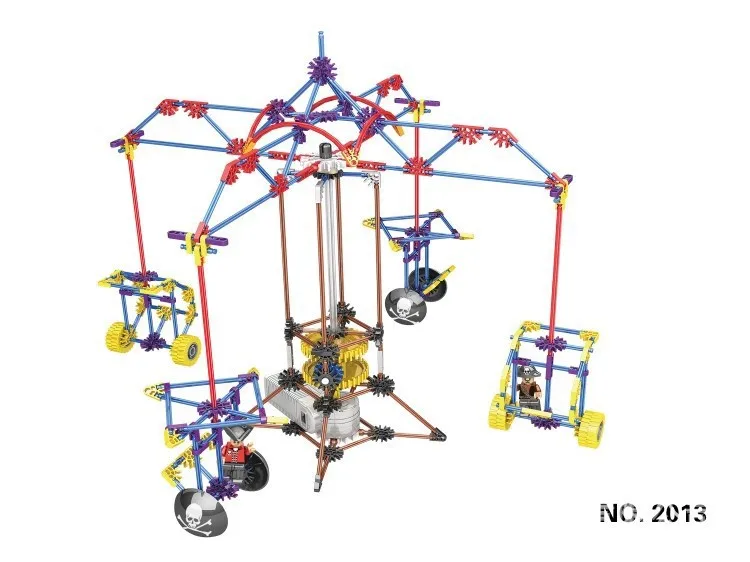 Carousel Model Rotatable Electric Building Block Sets Bricks Blocks Toys Scale Compatible Loz