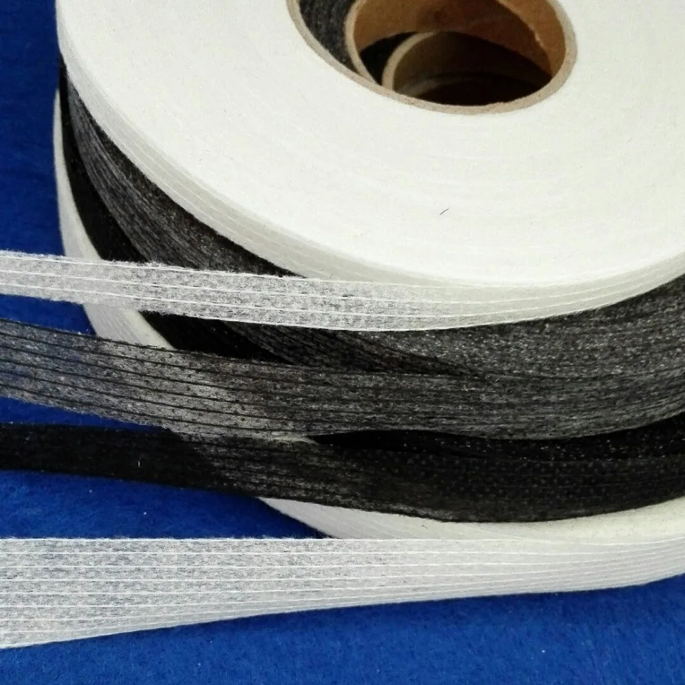 100-Meters-Non-woven-Fabric-Fusible-Single-Side-Adhesive-Tape-White-or ...