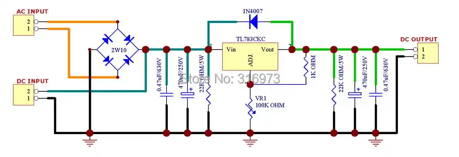 High Voltage Adjustable Regulator Module Based on TL783|module - AliExpress