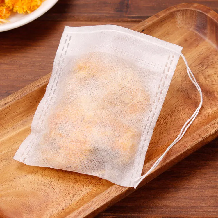 Aliexpress Buy 1000 Pieces Disposable Filter Empty Teabags Drawstring Herb Loose Tea Bag 