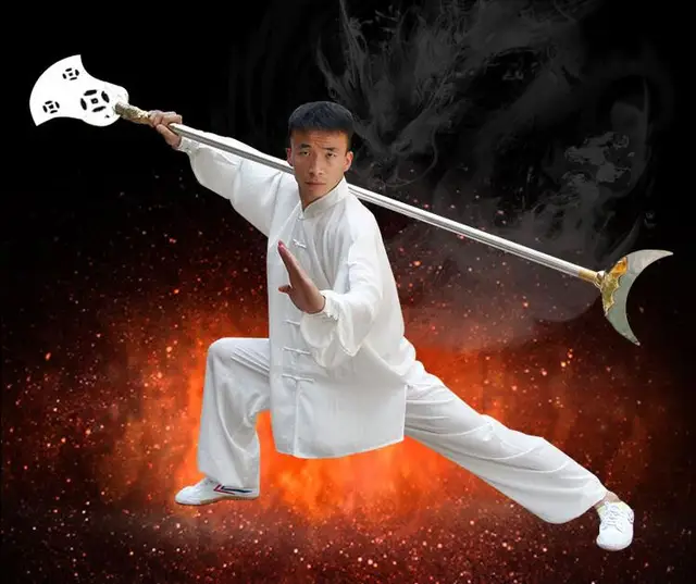 Traditional Wushu Shaolin Monk Spade -in Martial Arts from Sports ...