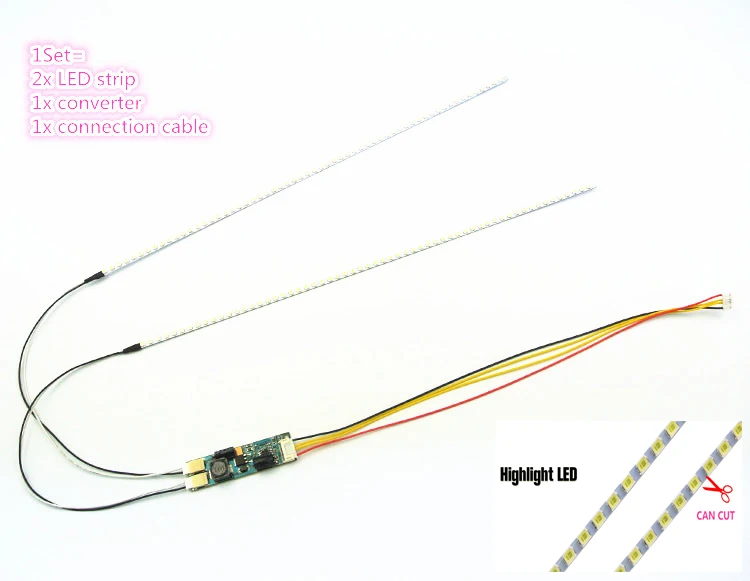 15" 24" 540MM Universal Highlight Dimable LED Backlight Lamps Update ...