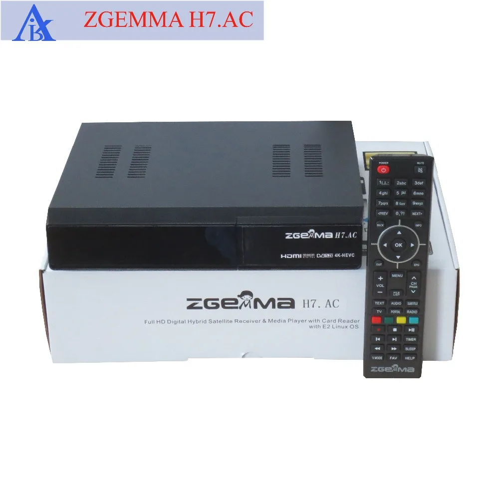 Receptor de satélite 4K UHD, ZGEMMA H7.AC, con 2 * DVB S2X + ATSC, tres ...