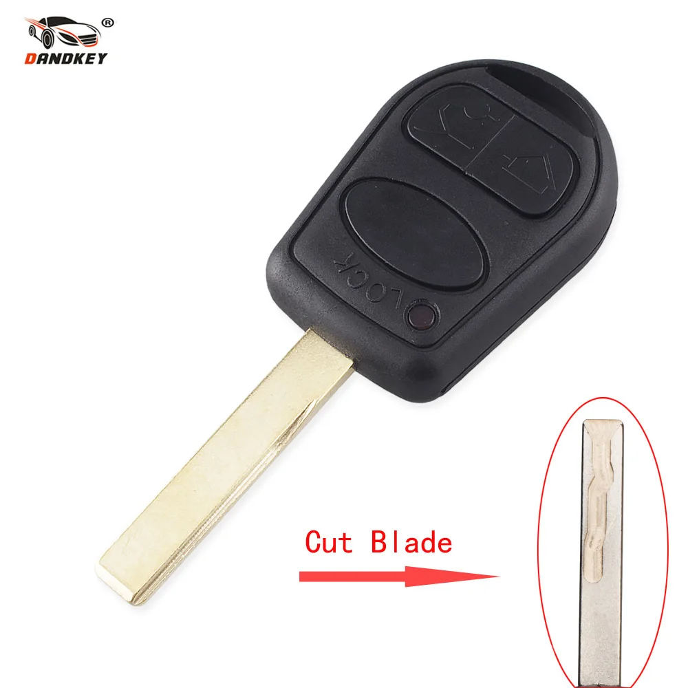 DANDKEY Remote Car Key Shell Fob 3 Buttons For Range Rover L322 VOGUE ...