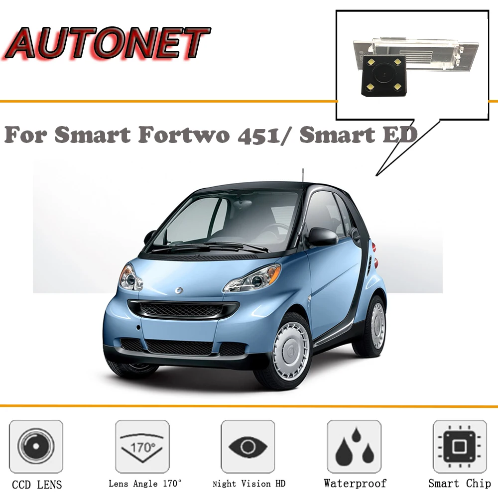 Autonet Rear View Camera For Smart Fortwo 451/ Smart Ed/night Vision ...