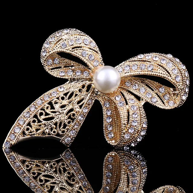 Fashion 2015 New Arrival Women Wedding Brooches Wholesale,Ladies Bow ...