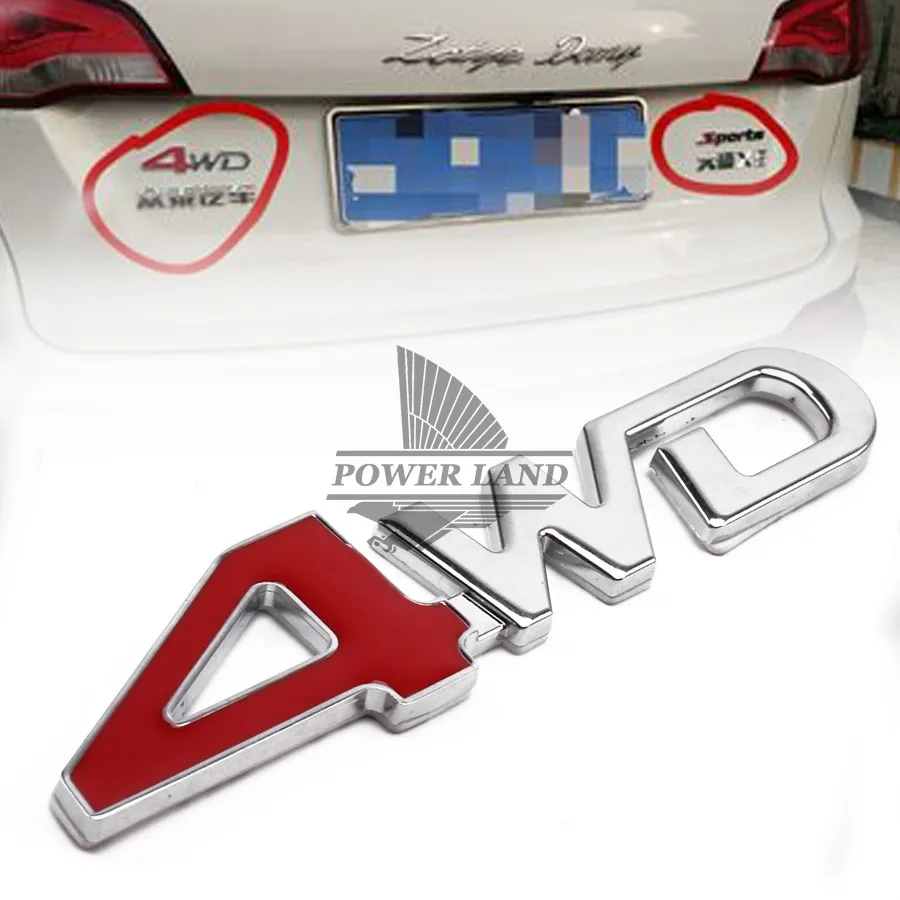 Car Styling 3D Metal 4WD Car Sticker Badge Decal Emblem Universal for ...