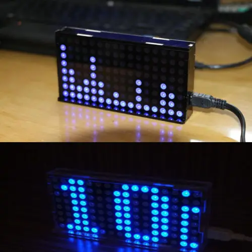 LED dot matrix Music Spectrum Display Analyzer Audio stereo Level ...