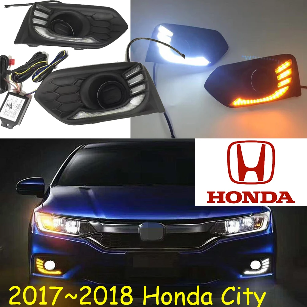 City day light,2017~2018,chrome,Free ship!City fog lamp;CRX,Element,EV ...
