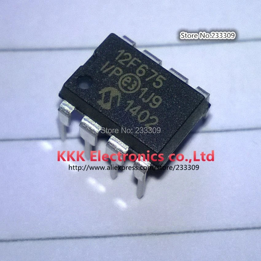 Купить pic12f675-я / p pic12f675 12f675 рис ДИП-8 микроконтроллеры ...