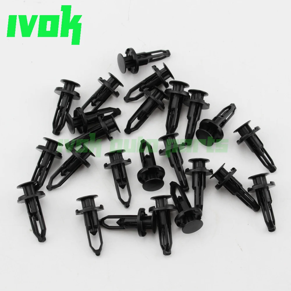 25* Rear Bumper Fasteners Clip Nylon Retainer For Toyota 52161 02040 ...