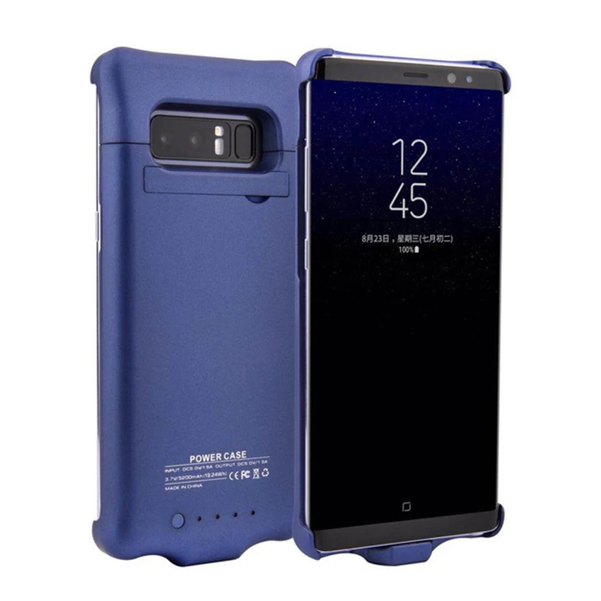 External Battery Charger Case For Samsung Galaxy Note 8 5200mAh Power ...