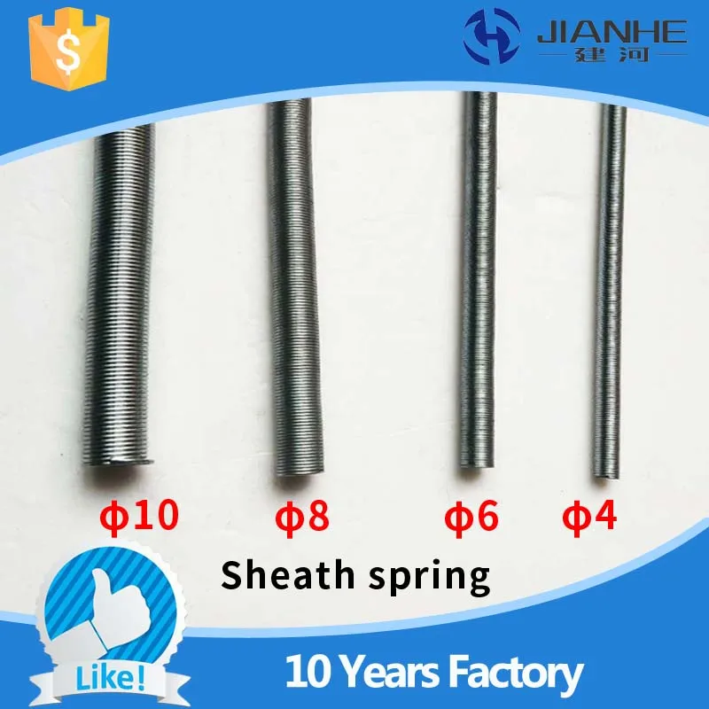 Sheath spring 4mm/6mm/8mm/10mm high quality high density nylon tube ...