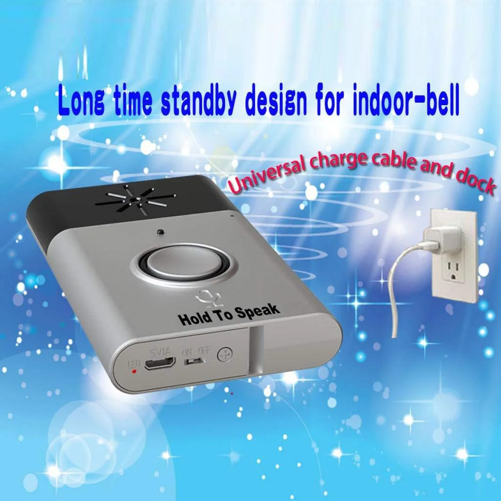 Intercom Voice Transmitter Doorbell 1 Transmitter + 1/2/3 Receiver 200m ...