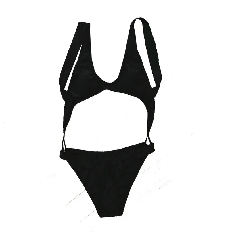 2018 New Womens Swimsuits One Piece Swimwear Sexy Bikini Padded String