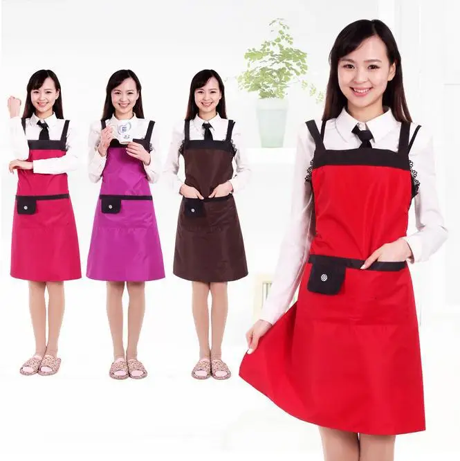 New Brand waterproof grease proofing Cute Lovely Kitchen Aprons with ...