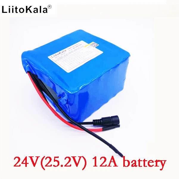 Liitokala 24v 12ah 6s6p Battery Pack 25.2v 12000mah Battery Li-ion For ...