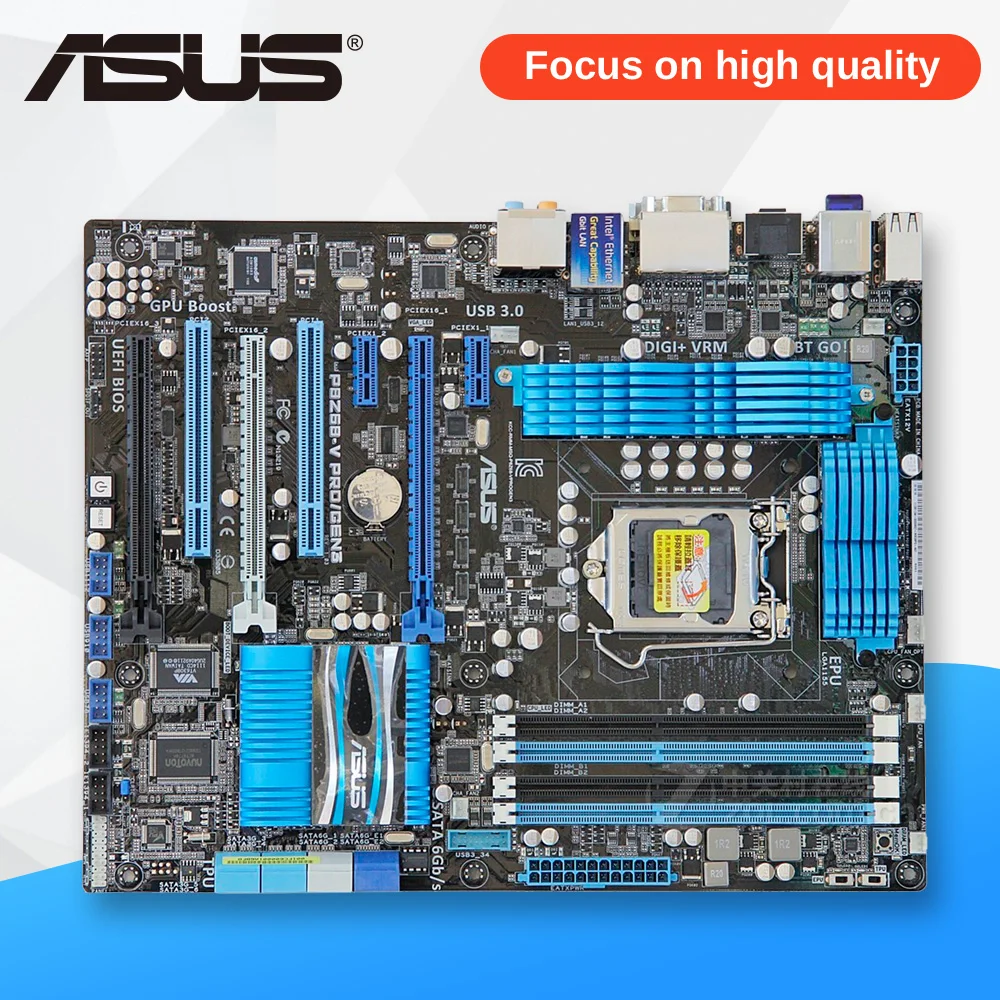 ASUS P8Z68-V pro/GEN3 escritorio Z68 socket LGA 1155 I3 i5 i7 DDR3 32G SATA3 USB3.0 ATX