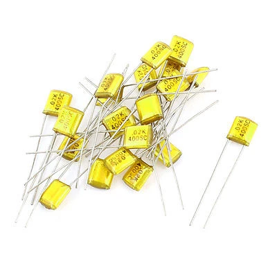 20 Pcs Dc 400v 203 20nf Electric Circuit Metallized Polyester Film Cbb ...