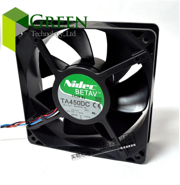 Original Nidec 12v 1.4a 12038 12cm Cooling Fan For D8794 Pwm Controller ...