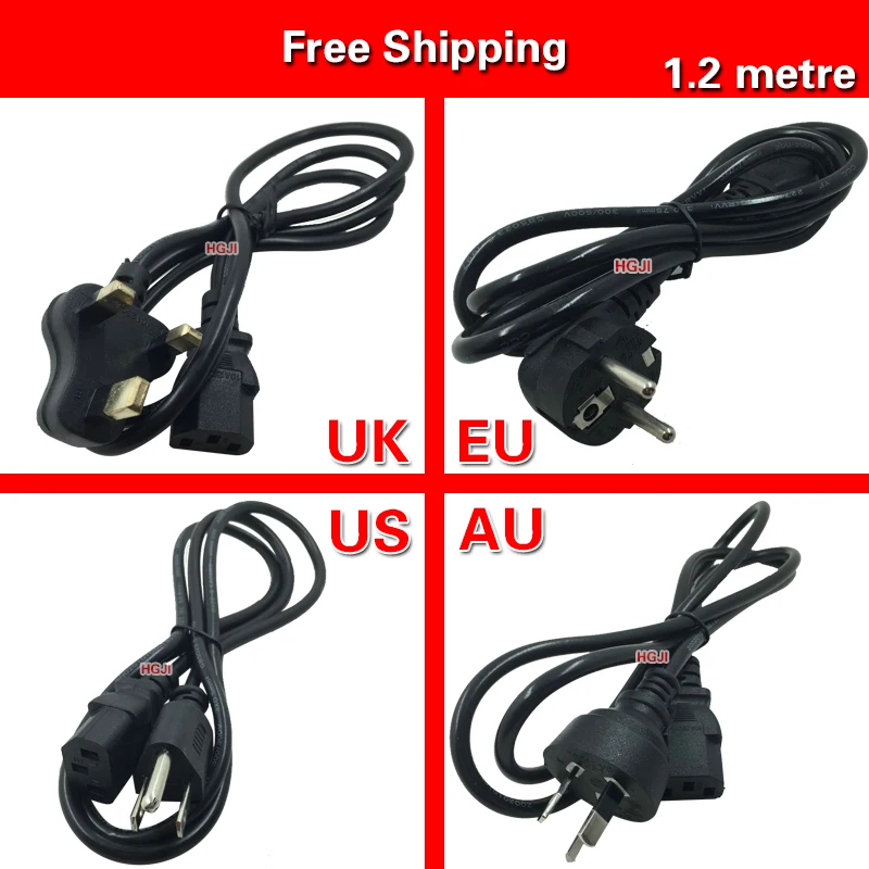 1.2m AC Power Supply Adapter Cord Cable Lead AC Adapter Power Connector ...