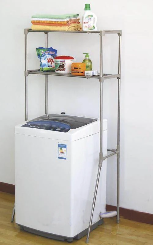 Multifunctional washing machine rack bathroom shelf bathroom toilet ...